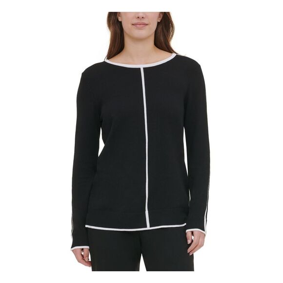 Calvin Klein Sweaters Nwt Calvin Klein Womens Black Long Sleeve